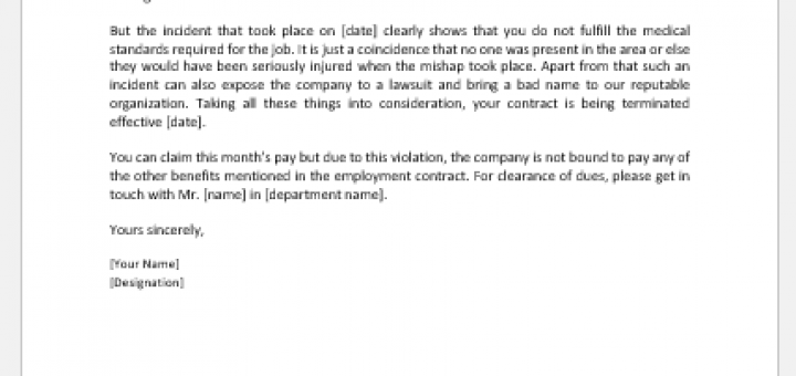 Letter to Terminate Employment Due to Workforce Reduction