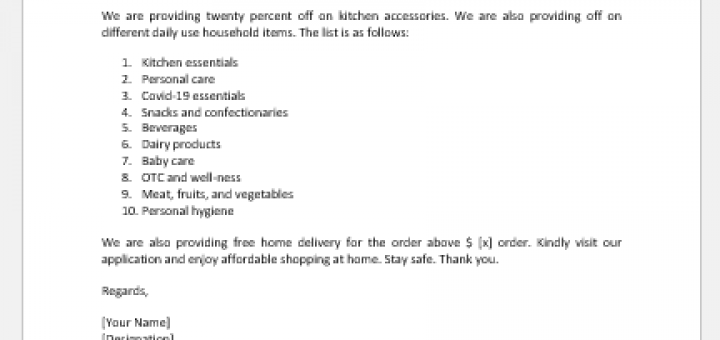 Letter to Confirm New Policies Implementation | FREE Letters