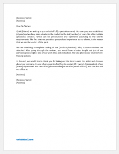 Business Introduction Letter to a Client | writeletter2.com