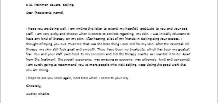 Compliment Letter for a Successful Event | writeletter2.com