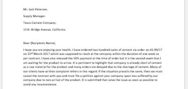 Complaint Letter for Cable TV Reception | writeletter2.com