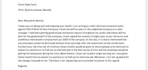 Complaint Letter For Hostile Work Environment Writeletter2