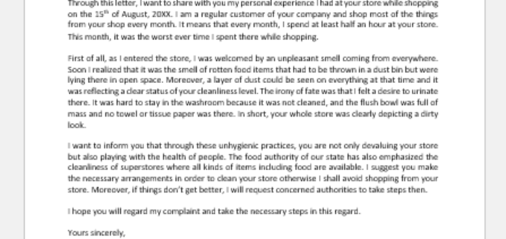 Complaint Letter for Hostile Work Environment | writeletter2.com
