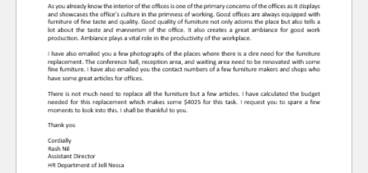 Request Letter for Photocopier Machine | writeletter2.com