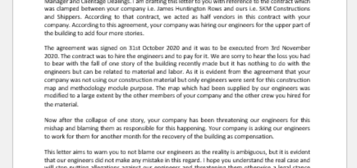 Warning Letter to Employees for Gossiping | Download